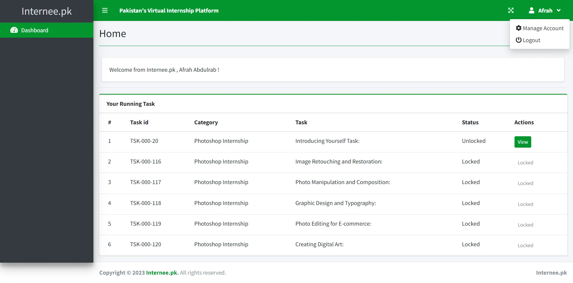 Internee.pk | Pakistan's Virtual Internship Platform